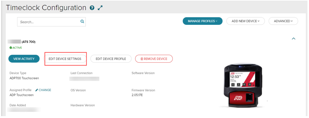 TLM Support - Timeclocks
