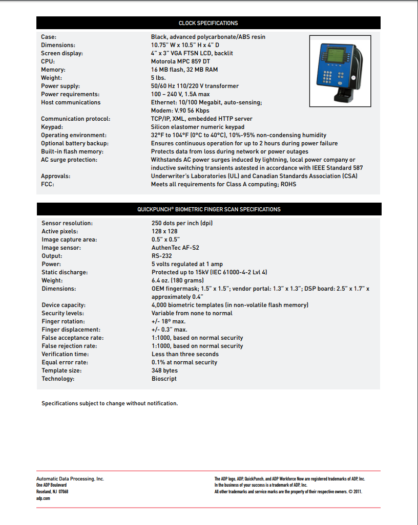 TLM Support - Timeclocks